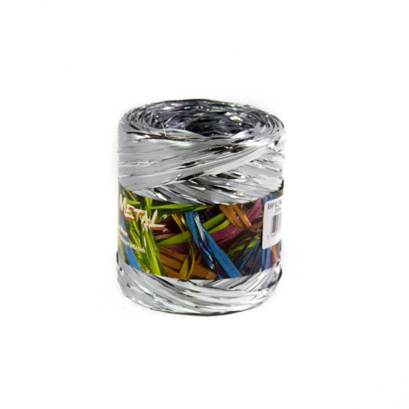 Hilo de Rafia Metal 200mt – hilo metalizado para artesanía